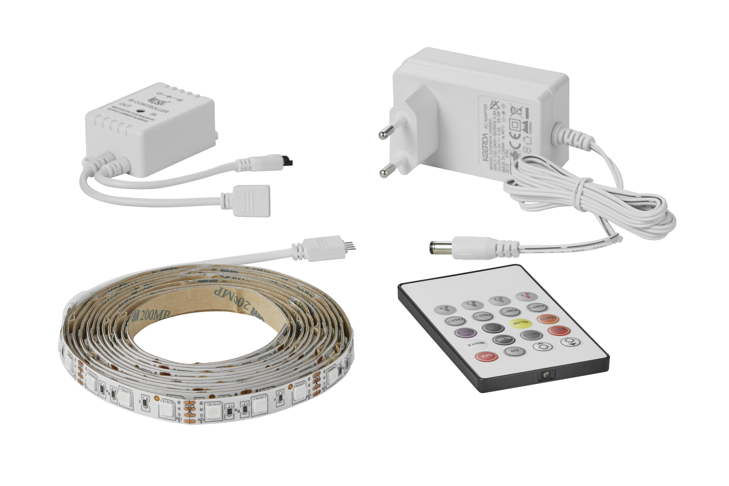 Nordlux moderner Led Strip 3 Weiß Spritzwasser geschützt