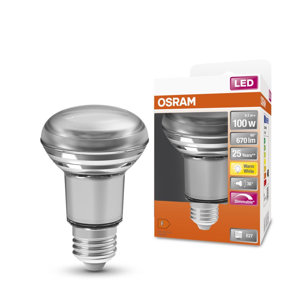 OSRAM LED R80 R80 dimmbar 36° 9,6W E27