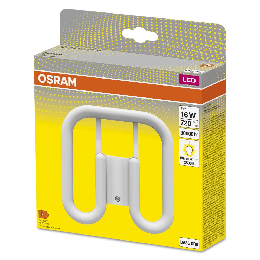 Osram DULUX GR8 SQ16 LED Kompaktlampe 7W 3500K