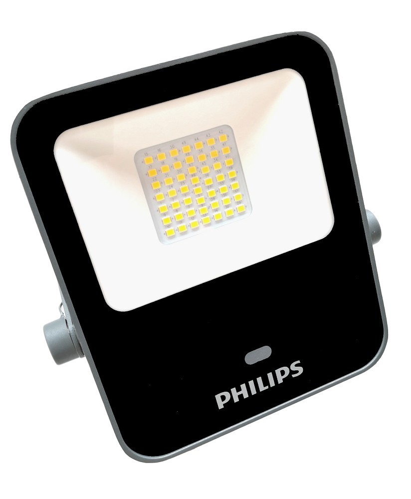 Philips LED-Scheinwerfer BVP164 Ledinaire 10W SENSOR 4000K IP65 schwarz