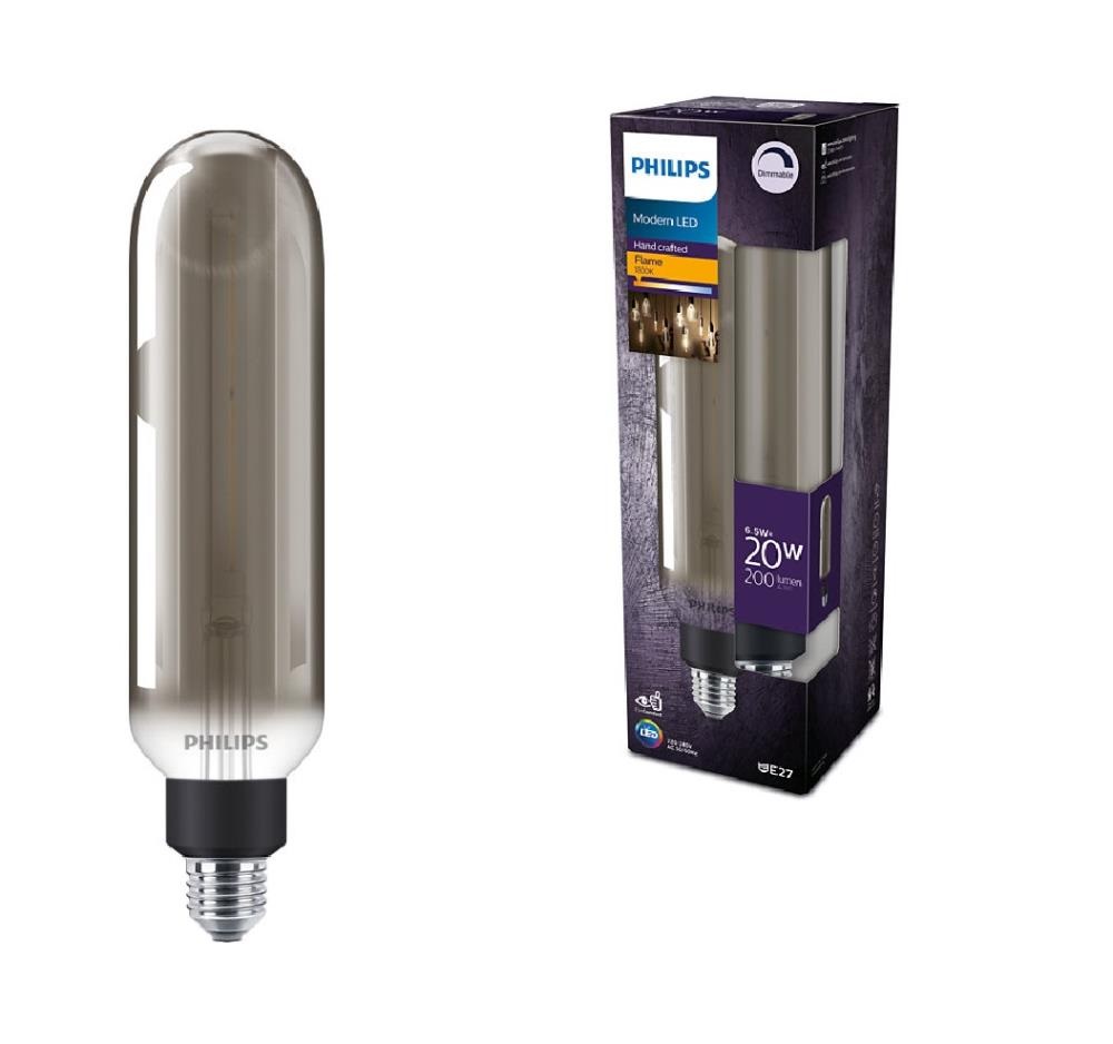 PHILIPS E27 Giant LED Glühbirne in Röhrenform 6,5W wie 40W dimmbar