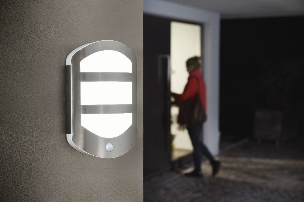 OSRAM ENDURA Style Plate WALL Sensor Wandleuchte 12,5W Warmweiß