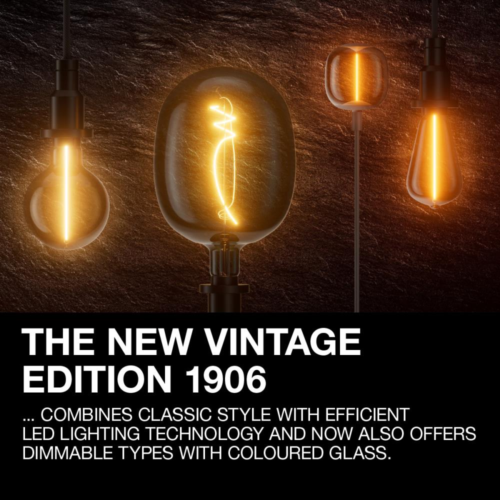 Osram E27 LED VINTAGE 1906 GLOBE 80 Gold-Filament